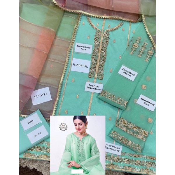 EMBROIDERED ORGANZA FANCY COLLECTION - Buyon.pk