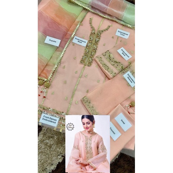 EMBROIDERED ORGANZA FANCY COLLECTION - Buyon.pk