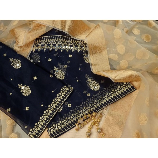 Buy Fully Embroidered Sheesha work dress for her online in Pakistan ...