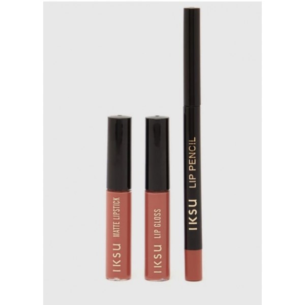 IKSU 3-Piece Lip Makeup Kit - Imported from Dubai - Original Product ...