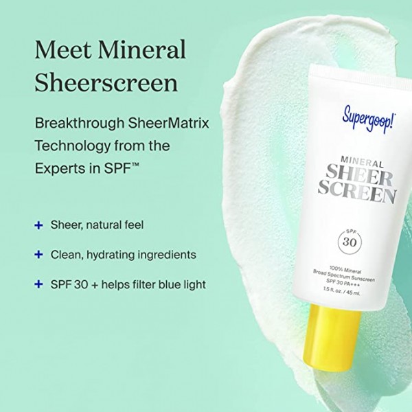 Supergoop Mineral Sheerscreen SPF 30 - 15ml - Buyon.pk