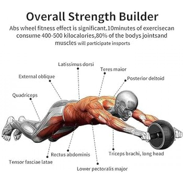 King Athletic Ab-Roller Wheel: for Abdominal & Stomach Exercise ...