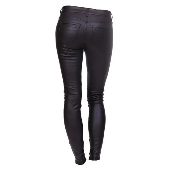 Black Leather Pant For Women - Buyon.pk