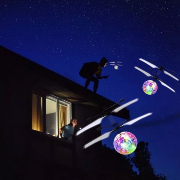 Flying Ball Infrared Induction Helicopter Toy with Shining LED Light ...