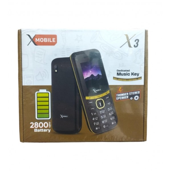 XMobile X3 - Dual Sim - 2800mAH Battery - Dedicated Music Keys - 1.8 ...
