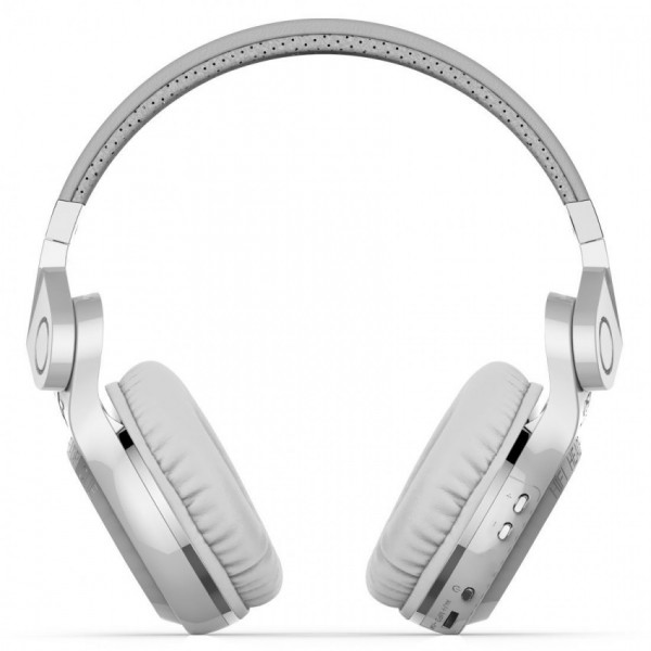 BLUEDIO T2 Plus - Turbine Wireless Bluetooth Headphone with Mic - White - Buyon.pk