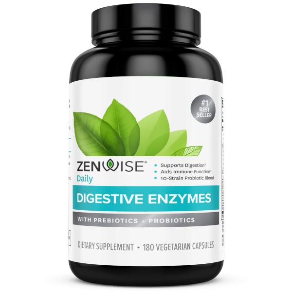 Advanced Digestive Enzymes - 180 Capsules - Buyon.pk