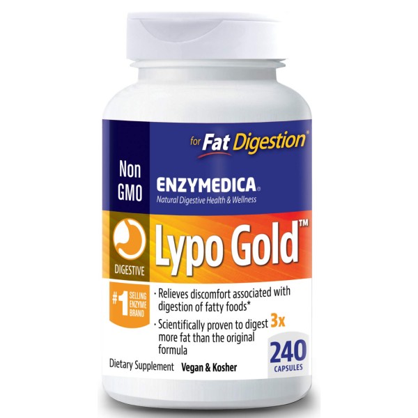 Lypo Gold For Fat Digestion - 240 Capsules - Buyon.pk