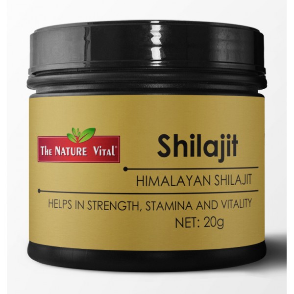 The Nature Vital Himalayan Shilajit Helps In Strength & Stamina 20g ...