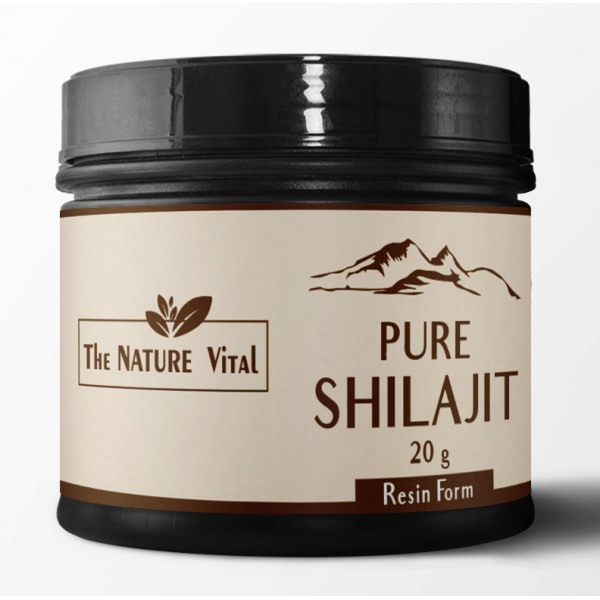 The Nature Vital Pure Shilajit Resin Form 20g - Buyon.pk