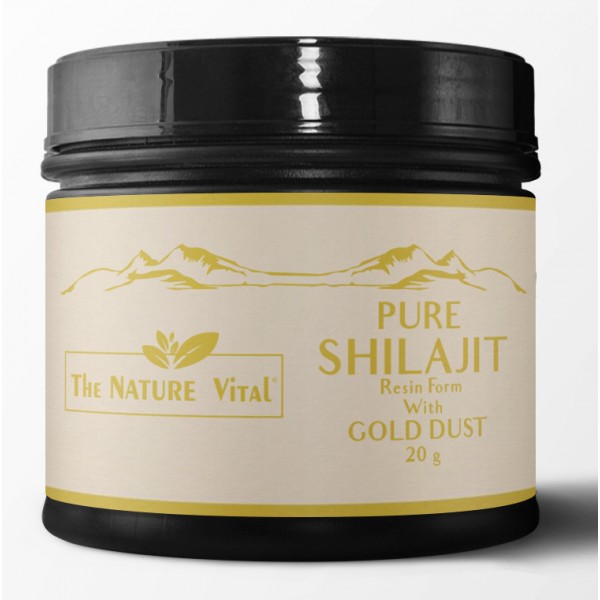 The Nature Vital Pure Shilajit Resin Form Gold Dust 20g - Buyon.pk