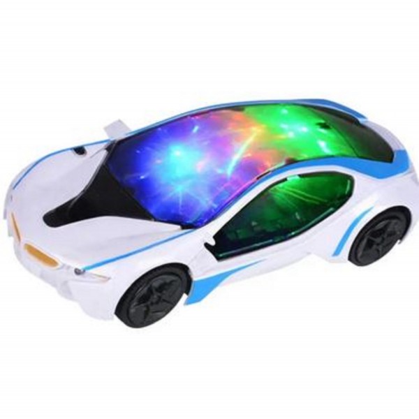 Battery Operated Super Music 3D Light Toy Car for Kids - Buyon.pk