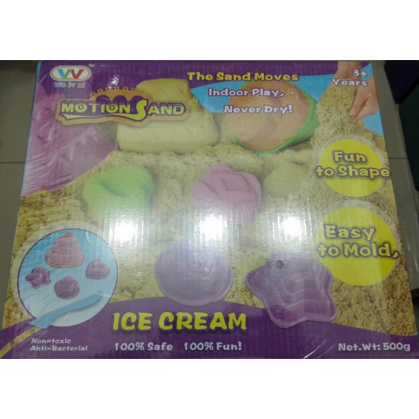 Colourful Kinetic Think Sand for Kids - Large - Buyon.pk