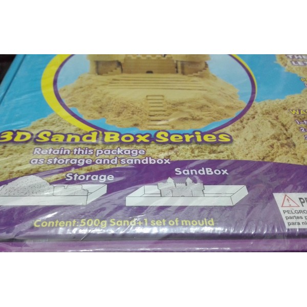 Colourful Kinetic Think Sand for Kids - Large - Buyon.pk