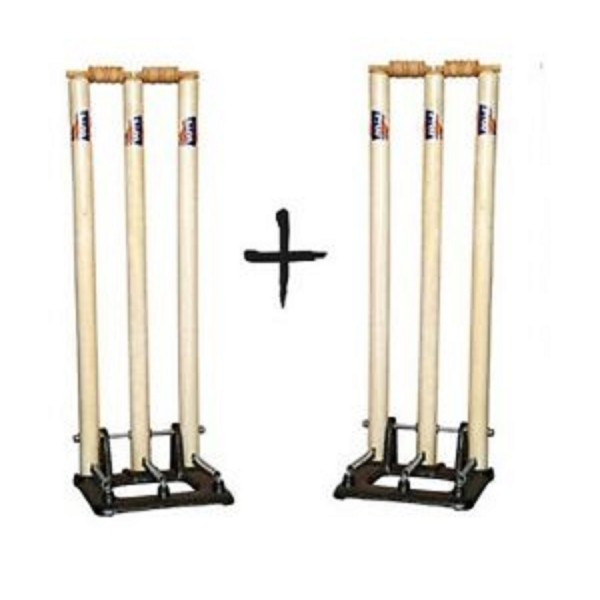 Excellent Superior Quality Leather Hard Ball Cricket Bat With Set Of 6 ...