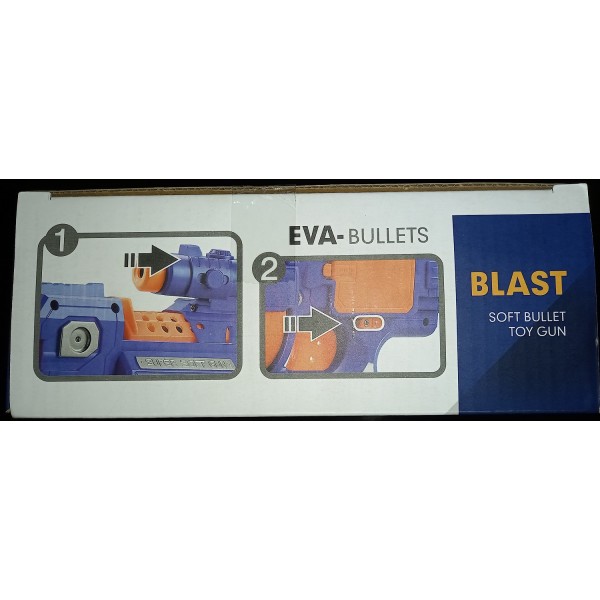 High Quality Battery Operated EVA Bullet - Toy Gun for Kids - Buyon.pk
