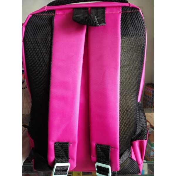High Quality Embroidered Simple Polo Pink School Bag for Kids - Buyon.pk