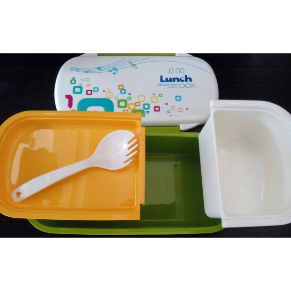 Narrow Body Colourful Kids Lunch Box - Buyon.pk