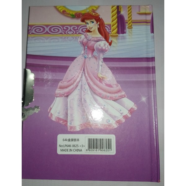 Princess Fancy Lock Diary - Mini - Buyon.pk