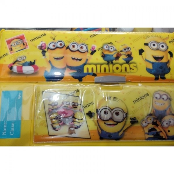 Buy Large Button Minions fancy pencil box with calculator for kids ...