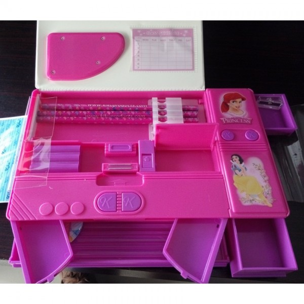 Buy Large Button fancy pencil box with calculator for kids online in ...