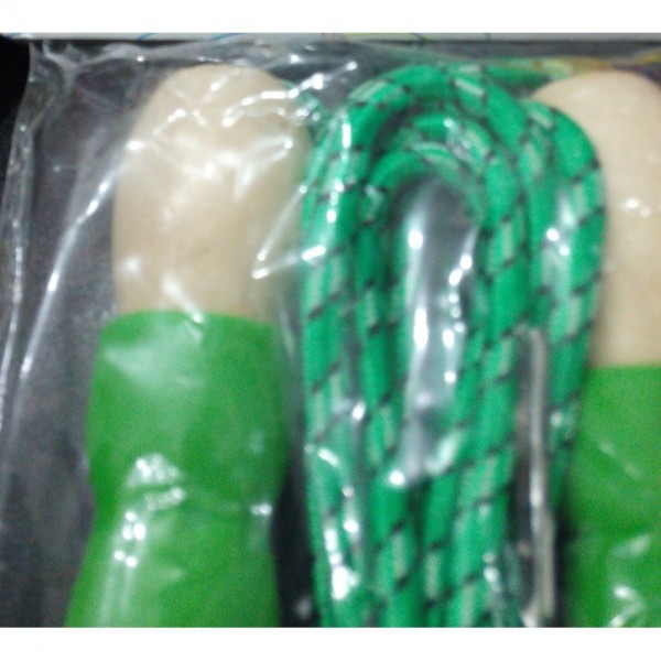 Buy Wooden Skipping Jump Rope in Green Color online in Pakistan | Buyon.pk