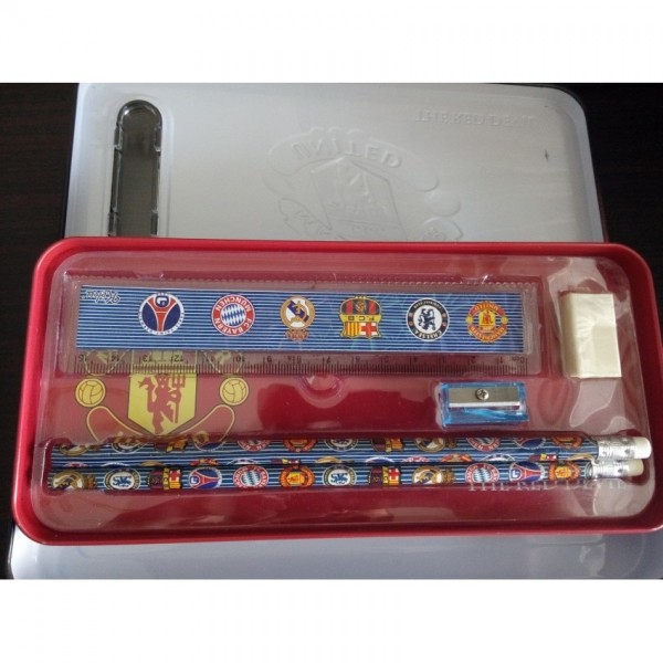 Buy Football Club Real Madrid Pencil Box with accessories online in ...