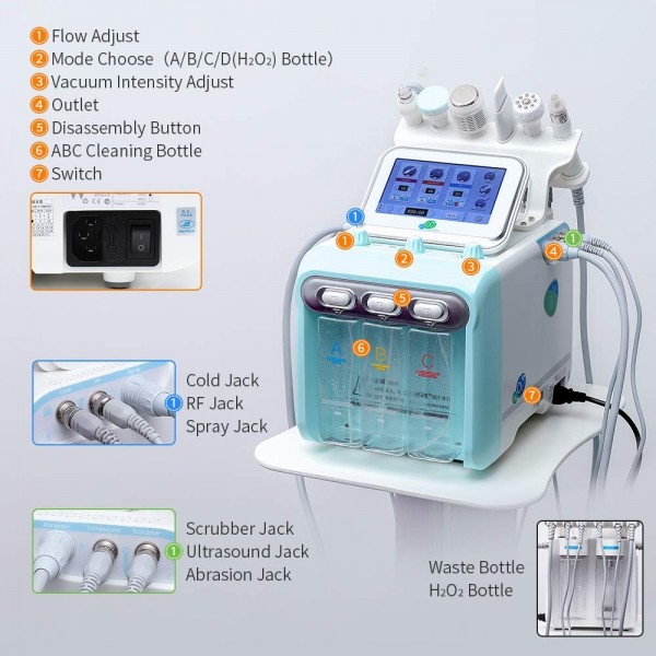 7 in 1 Hydra facial portable - Buyon.pk