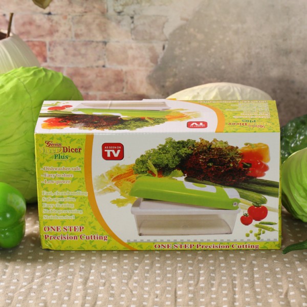 Nicer Dicer Plus By Genius Fruit vegetable Slicer Food-Chopper PRO ...