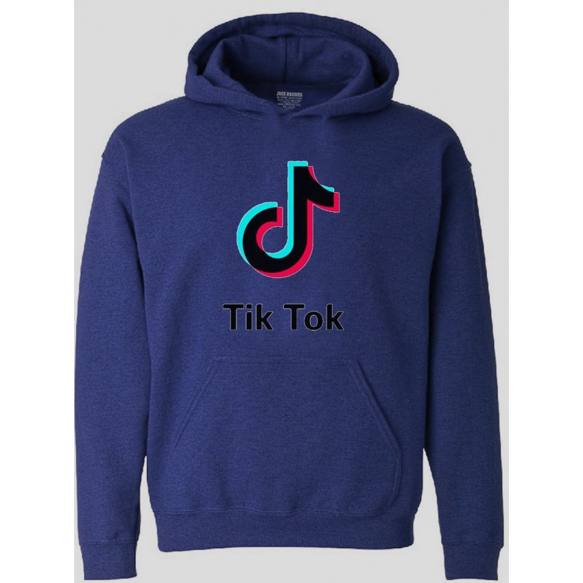 Buy Unisex Tiktok Hoodie In Blue Color Online In Pakistan Buyonpk