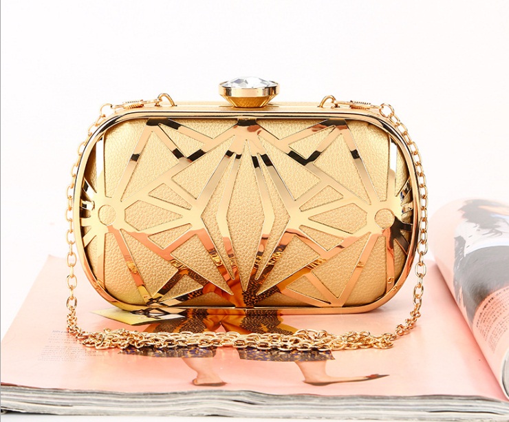 Buy High Quality Metal Hollow Crafted Wedding Party Clutch online in ...