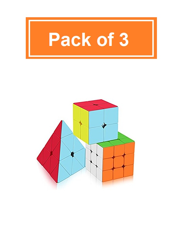 Buy Cube Set of 2x2x2 3x3x3 Pyramid Frosted Puzzle Cube online in ...