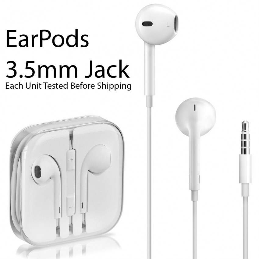 Buy Iphone EarPods With 3.5mm Headphone Plug Handsfree Earphones ...