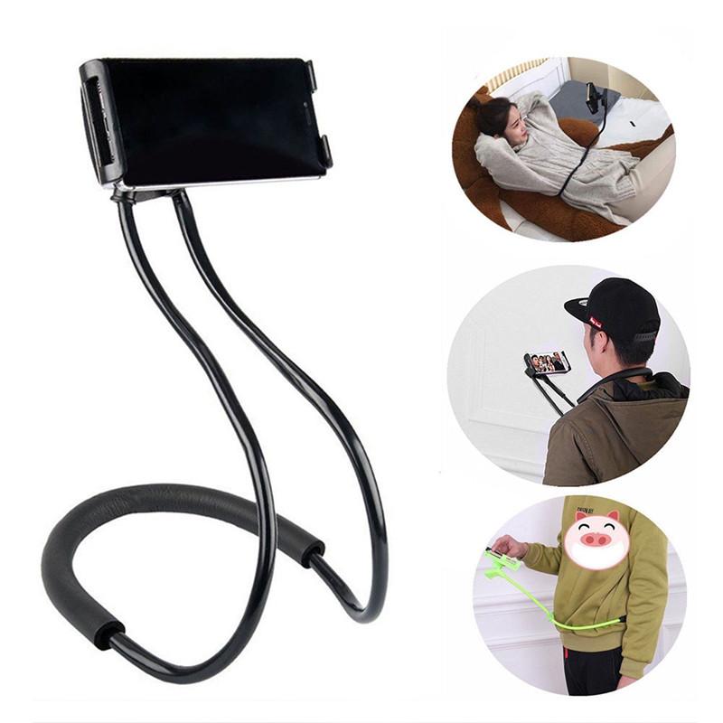 Flexible Lazy Hanging Neck Phone Stand Cellphone Support Bracket ...